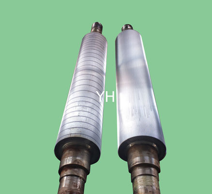 80μM Hard Chrome 2.8 Mm B Flute Corrugating Rolls