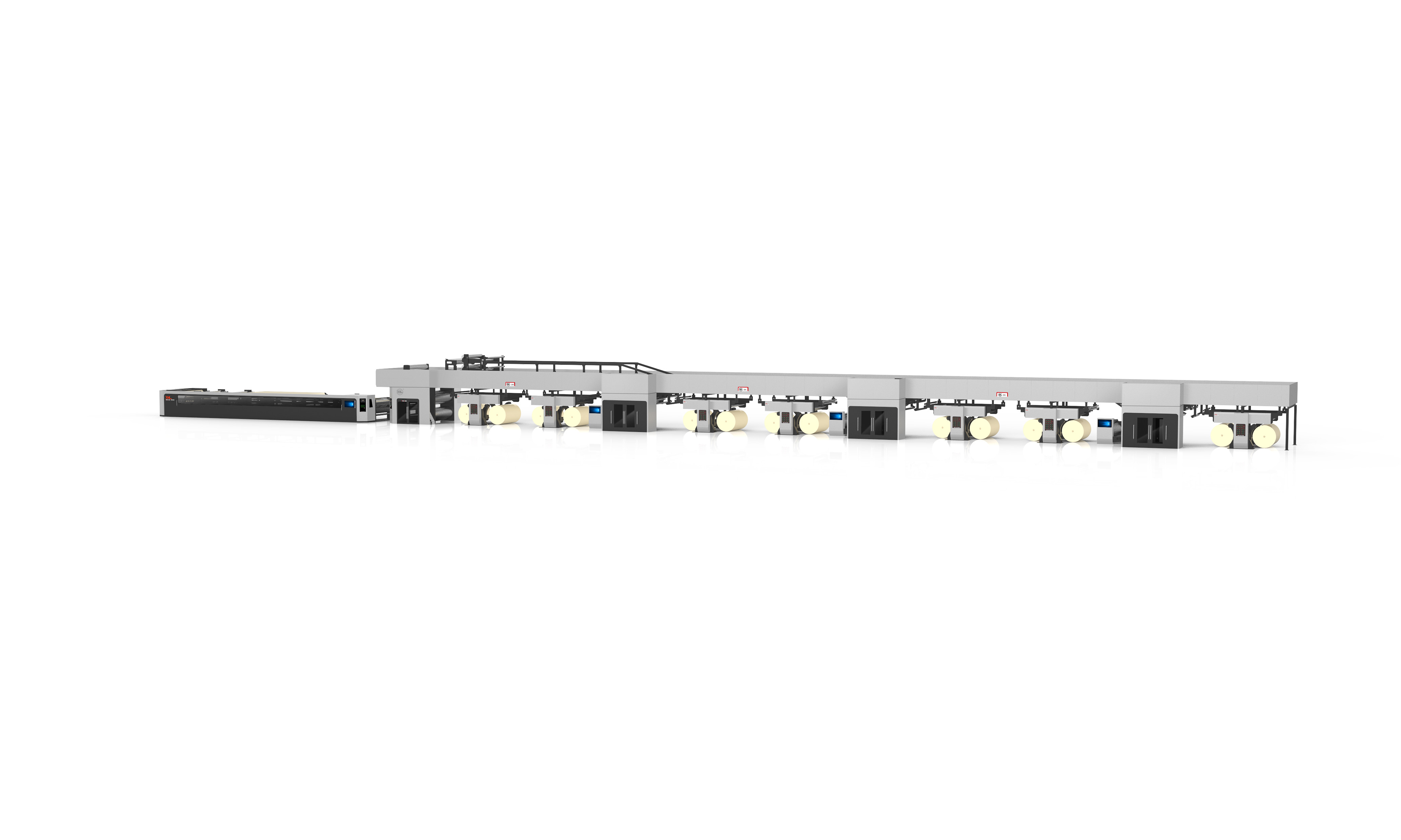 7 plys 2500mm Corrugator Line for corrugated Packaging Machine